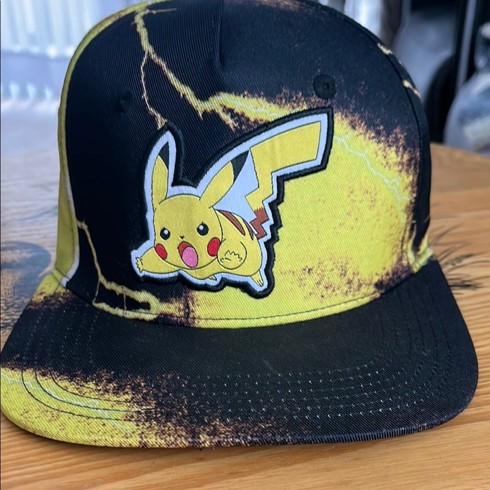 Pokemon Pikachu Black And Yellow Cap - Gem